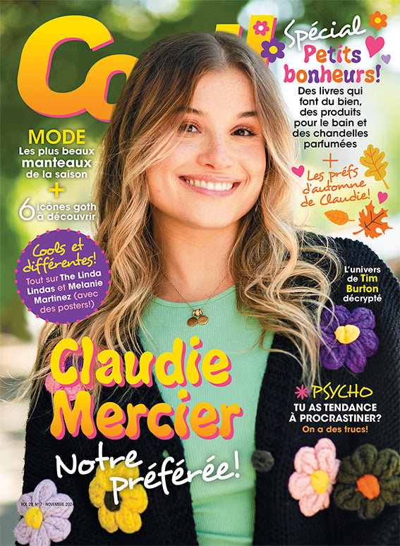 Vol.28 no.07 | Claudie Mercier | Novembre 2024 | Cool! | Je Magazine