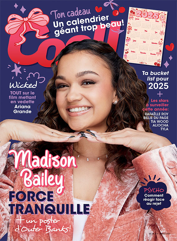 Vol.28 no.09 | Madison Bailey | Janvier 2025 | Cool! | Je Magazine
