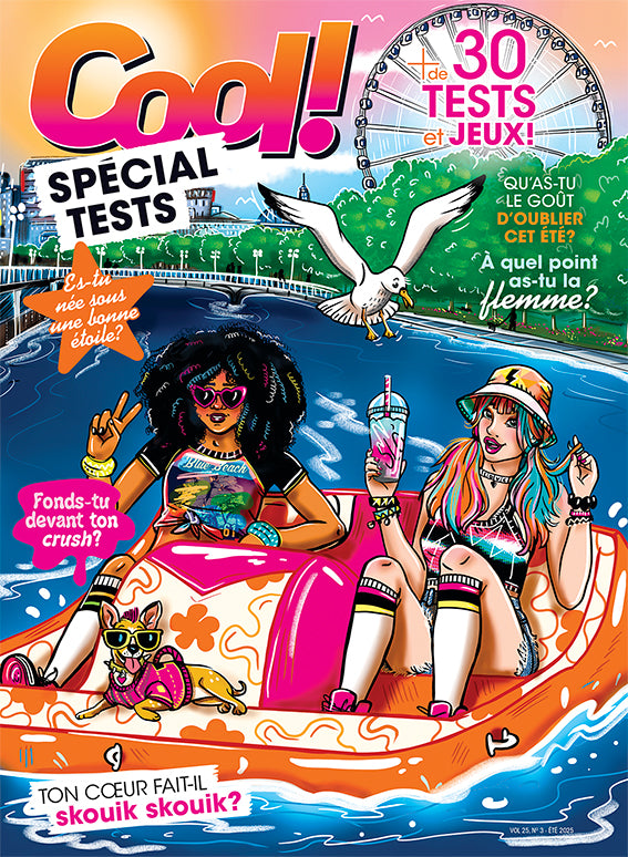 Vol.25 no.03 | Tests et jeux | Été 2025 | Cool! - Tests | Je Magazine