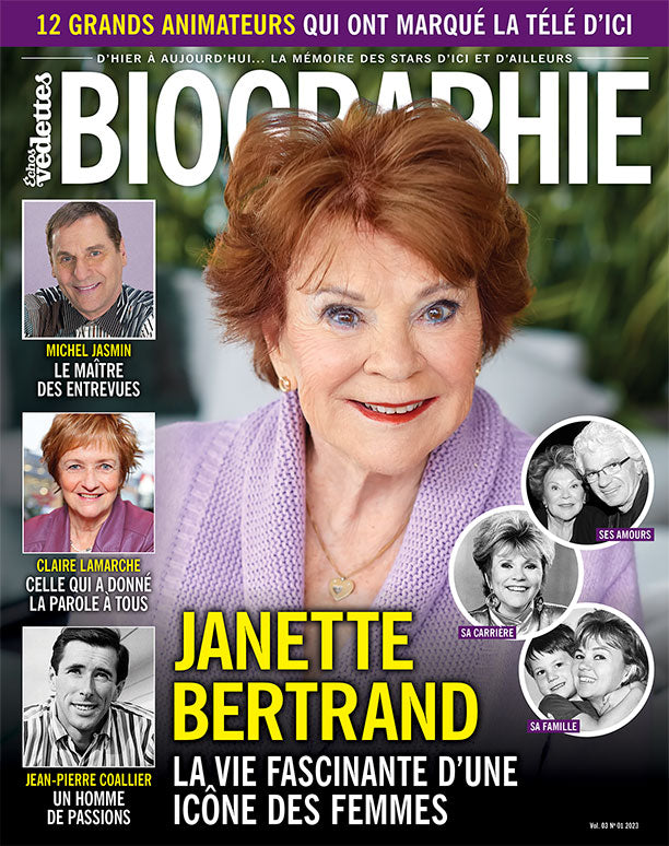 Vol.03 No.01 | Janette Bertrand | Échos Vedettes - Biographie | Je Magazine
